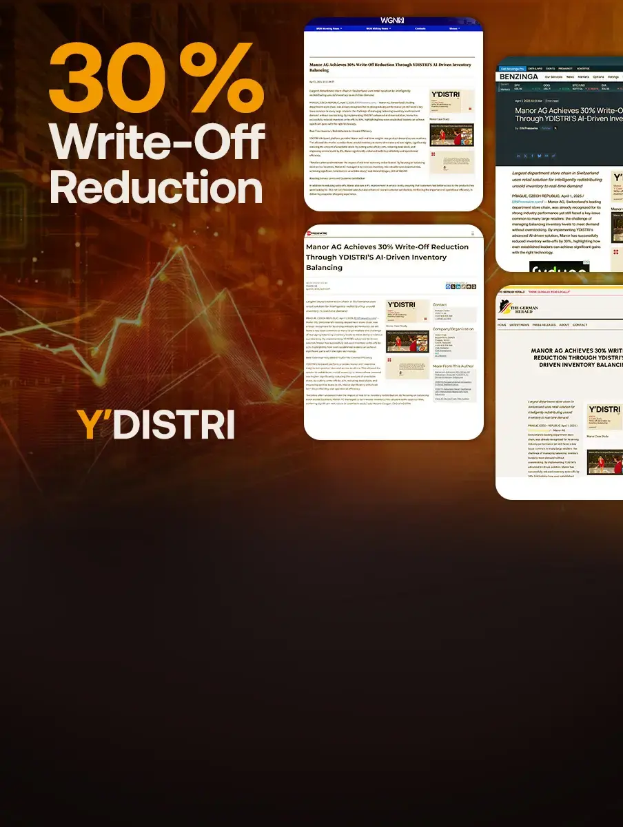 Your inventory is hiding money. We help you find it. | YDISTRI